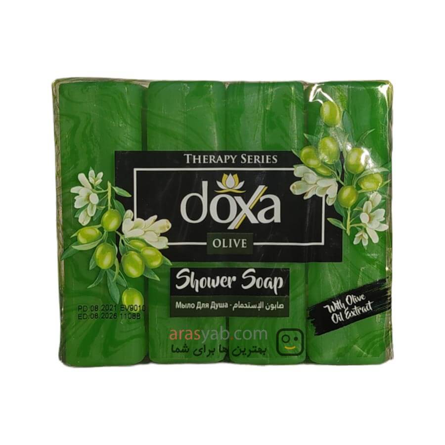 صابون حمام دوکسا Doxa حاوی عصاره روغن زیتون بسته 4 عددی - فروشگاه ارس ...